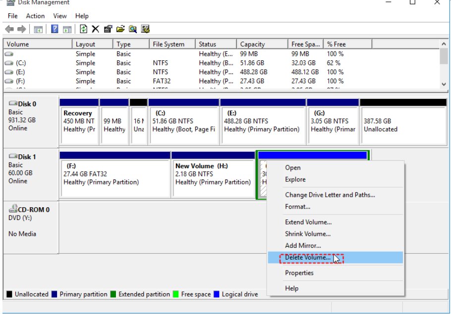 How to Delete Logical Partition in Windows 10 How to Delete Logical Partition in Windows 10