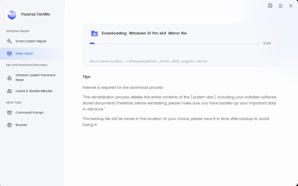 Passfab FixUWin-Your Ultimate Windows all-in-one PC Solution Tools